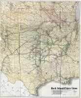 Frisco Rock Island System Map, June 1906 | Frisco.org - St. Louis-San ...